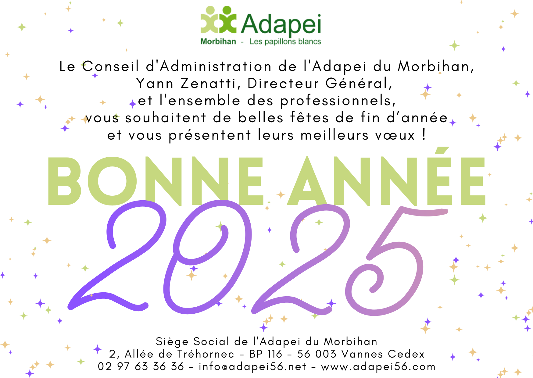 [MEILLEURS VOEUX] Très bonne et heureuse année 2025 à vous et vos ...